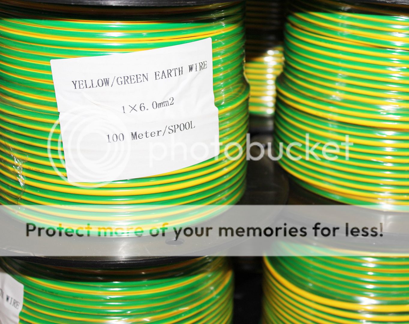 30 Meter Roll of 6mm² Earth Cable Green/Yellow Electrical Wire | eBay