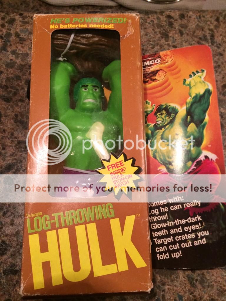 Log Throwing Hulk by Remco 1980 | The Incredible Hulk Collector